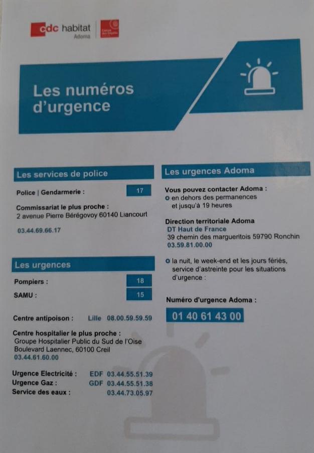 Les numéros d'urgence | ALF🇫🇷