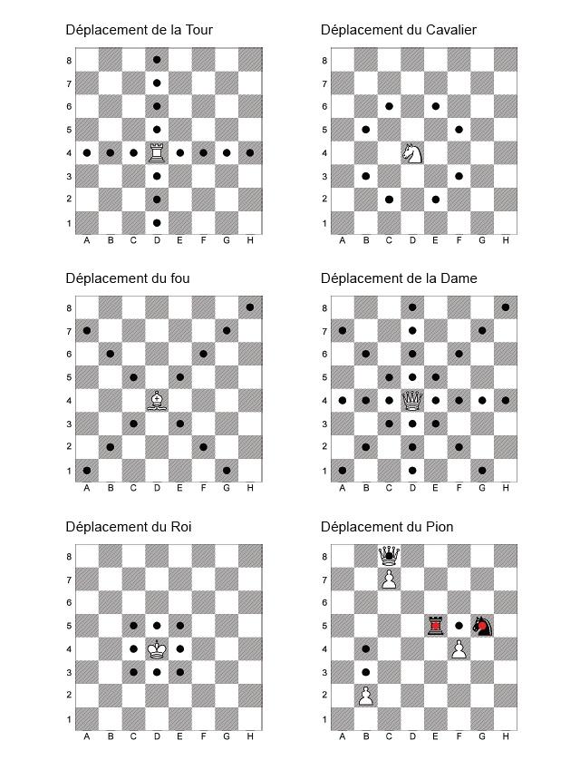 Comment jouer aux échecs 📍 Apprendre les règles du jeu d’échecs pour ...